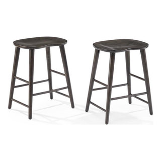 Maddox 2-Piece Counter Height Bar Stool Set- 2 Stools - Contemporary ...