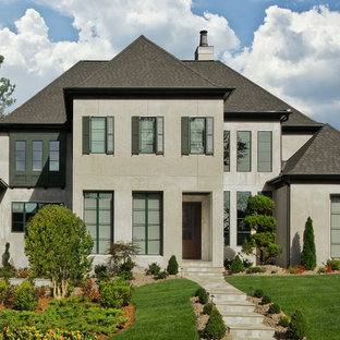 75 Most Popular Contemporary Stucco Exterior Home Design Ideas for 2019 ...