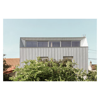 Maison FV l Surélévation en zinc Azengar. - Contemporary - Exterior ...