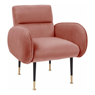 Babe Velvet Chair - Midcentury - Armchairs And Accent Chairs - by TOV ...