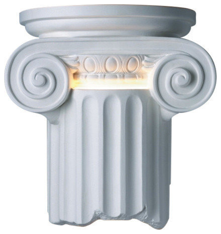 Ambiance Ionic Column Open Bottom, Wall Sconce - Traditional - Wall ...