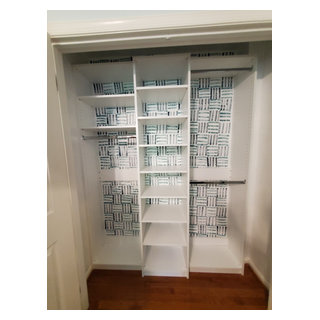 Multi-tiered White Storage Unit for Reach-in Closet - Waldorf, MD ...