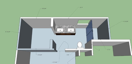 Help With Awkward Bathroom Layout