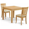 3-Piece Kitchen Table Set, Dining Table for Small Spaces and 2 Dining ...