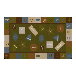 Flagship Carpets FM116-44A 7'6"x12' Simple Shapes Tranquility ...