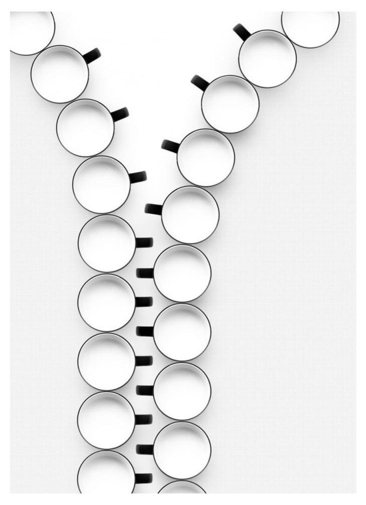 "Zipper" Digital Paper Print by Wieteke De Kogel, 14"x18", 38"x50 ...