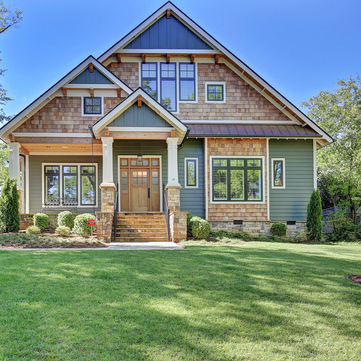 75 Beautiful Exterior with a Gable Roof Ideas & Designs - July 2024 ...