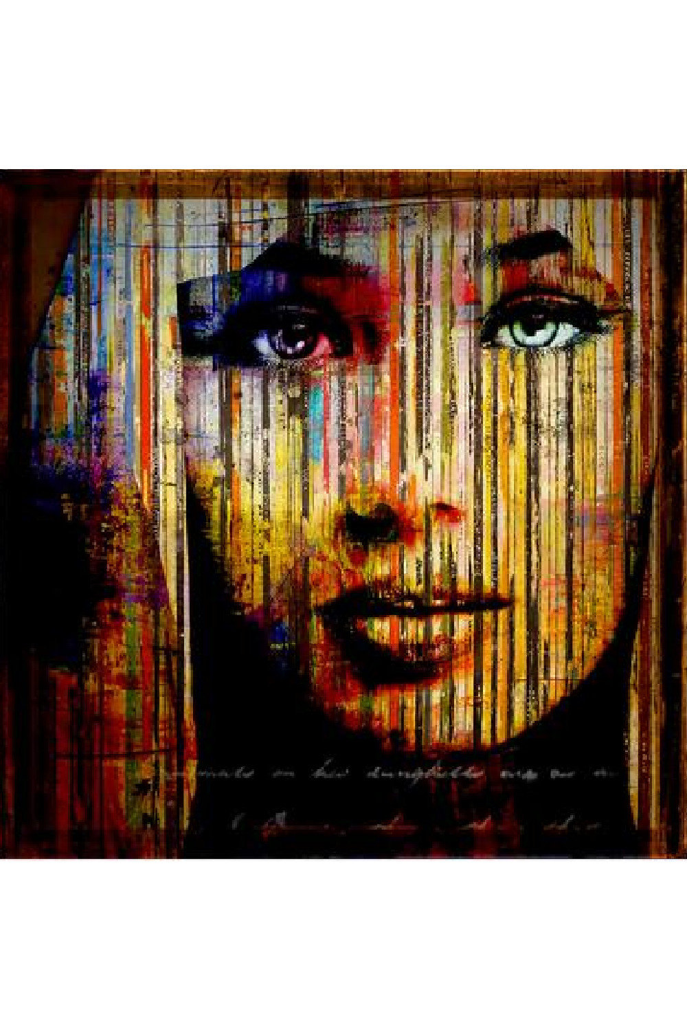 Multicolored Feminine Face Artwork | Andrew Martin Trigger ...