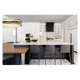 Two-Tone Contemporary Kitchen - Transitional - Kitchen - Philadelphia ...