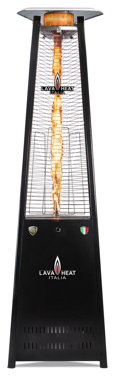 Lava Heat LP LAVAlite KD Triangle Flame Tower Heater Hammered Black ...