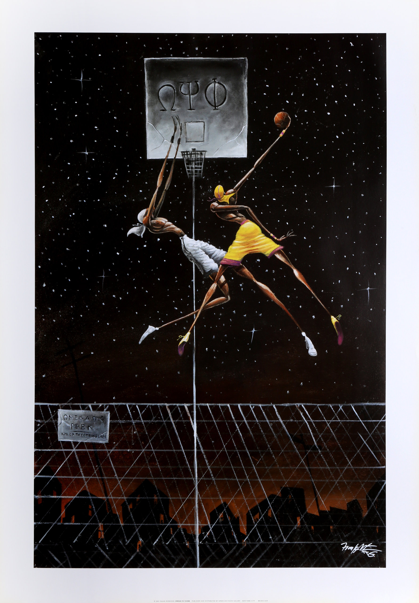 Omega Fly Dunk, Frank Morrison, 20.5x25 - Contemporary - Prints And ...