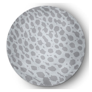 Lots of Spots Modern & Contemporary Chenille Area Rug, 5' Round ...
