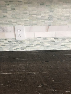 Grout color for cobalt blue tiles