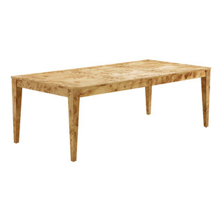 Brandyss Natural Burl Rectangular Dining Table - Rustic - Dining Tables - by TOV Furniture | Houzz