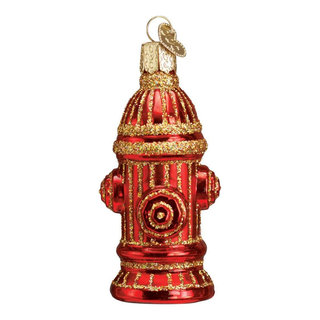 Old World Christmas 36038 Ornaments Fire Hydrant Glass Blown Ornaments ...
