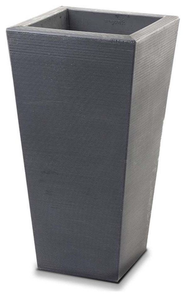 Latin Spirit Valencia Planter, 17" - Transitional - Outdoor Pots And ...