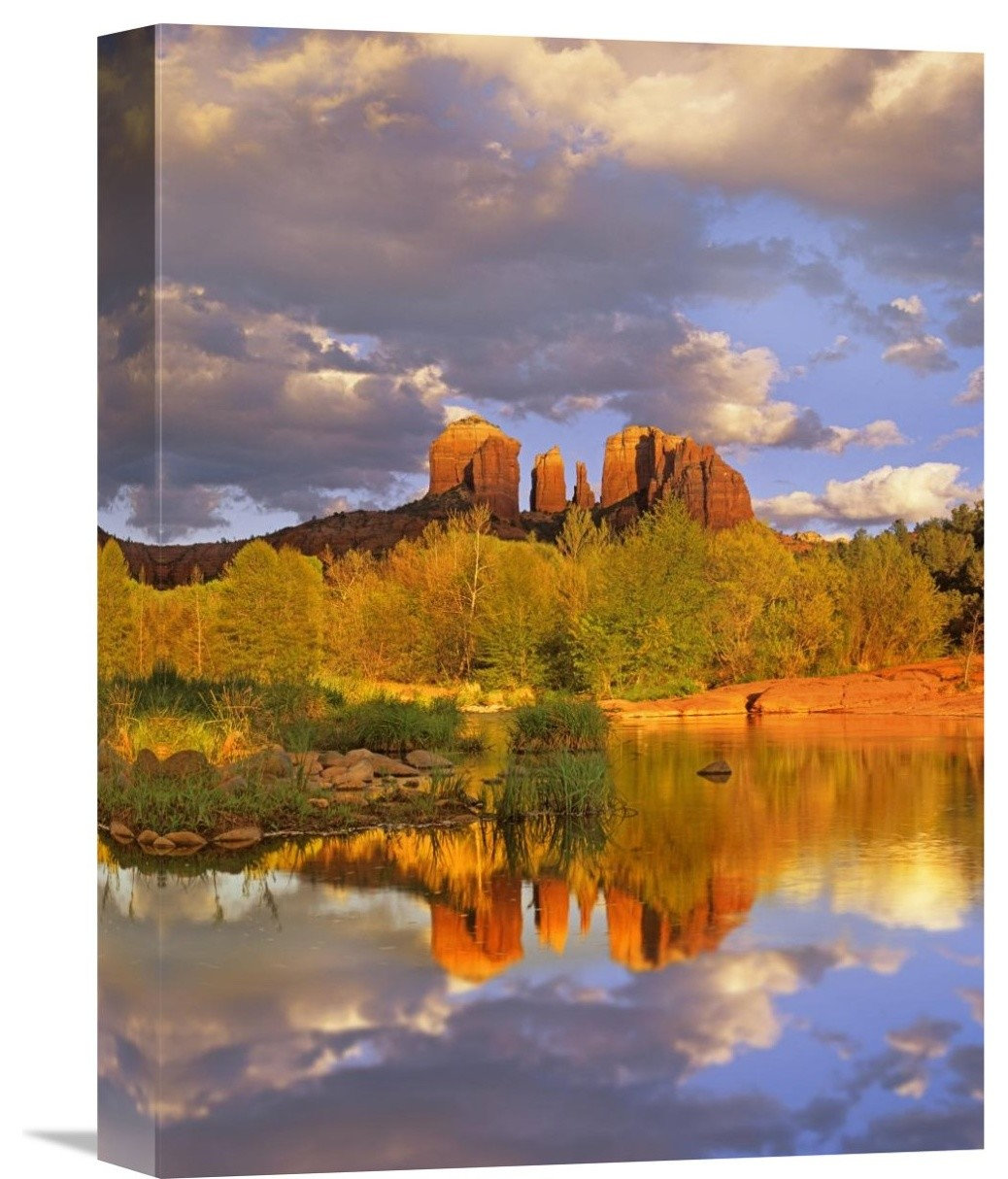 "Cathedral Rock, Red Rock State Park Near Sedona, Arizona" Artwork, 12 ...