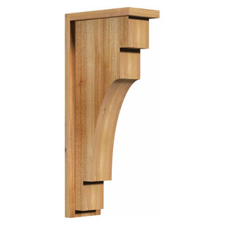 Mediterranean Corbel w/Backplate, 12"Dx28"H - Transitional - Corbels ...