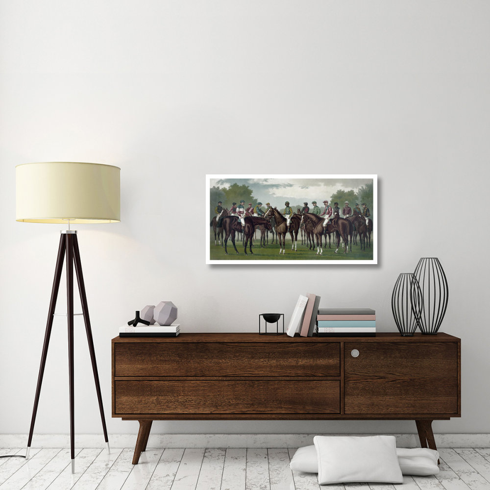 "Celebrated winning horses and jockeys of the American turf" Paper Art ...