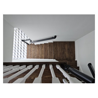 121_Elegant Floating Staircase, Chevy Chase, MD 20815 - Contemporary ...