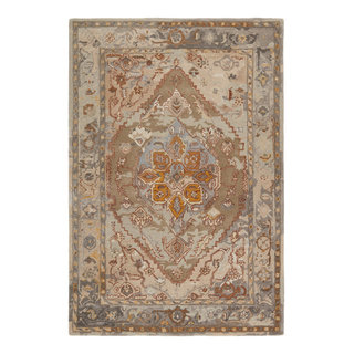 Raisa Handmade Medallion Area Rug, 8'X10' - Mediterranean - Area Rugs ...