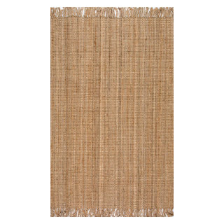 nuLOOM Hand Woven Maui Chunky Loop Rug, 3'x5' - Beach Style - Area Rugs ...