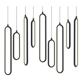 Sienna LED Linear Pendant 36"W, 135W, 5CCT - Modern - Pendant Lighting ...