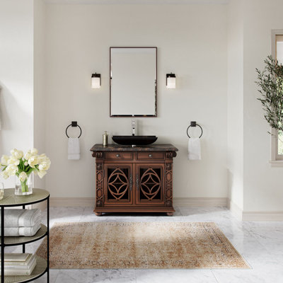 75 Bathroom with Dark Wood Cabinets Ideas You'll Love - March, 2024 | Houzz
