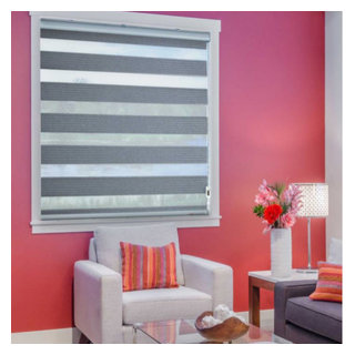 Combi/Zebra Shades - Contemporain - Salon - Toronto - par Trendy Blinds ...