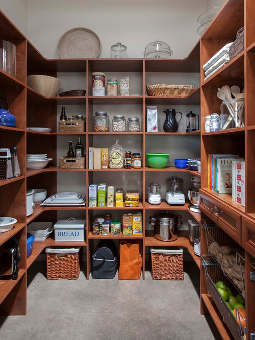 Wire Frame Pantry Shelves | Houzz