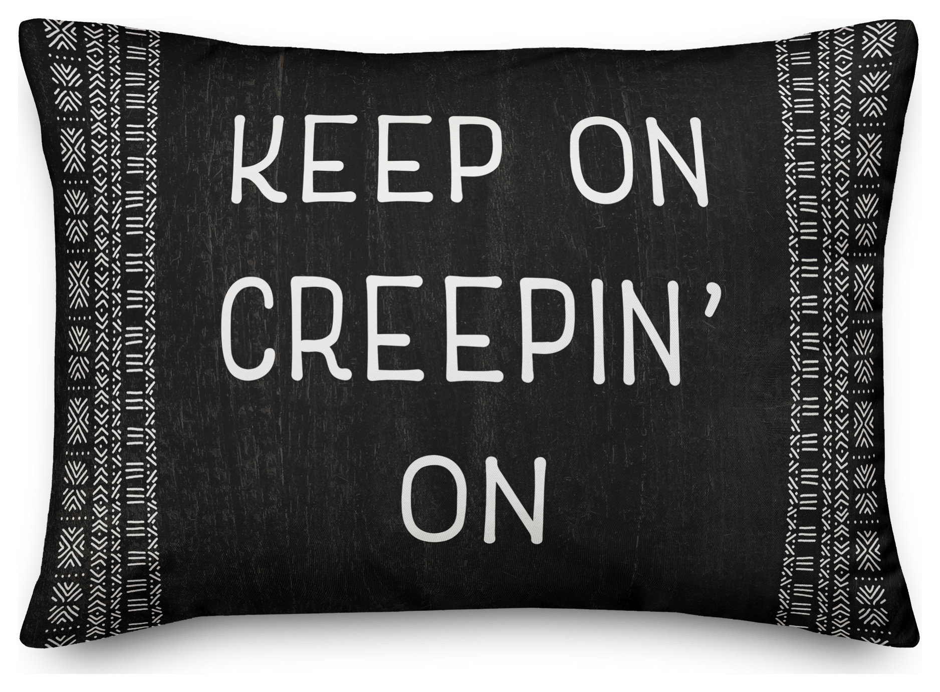 Mud Cloth Border 14x20 Throw Pillow, 20x14 - Contemporary - Decorative ...