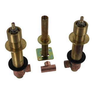 Kohler K-300-K-NA Roman Tub Rough-In Valve, Ceramic, Adjustable Center ...