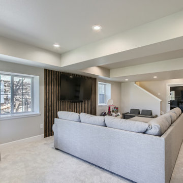 75 Beautiful Basement Home Theater Pictures & Ideas | Houzz