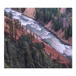 "Yellowstone River, Yellowstone National Park, Wyoming" Paper Art, 18 ...
