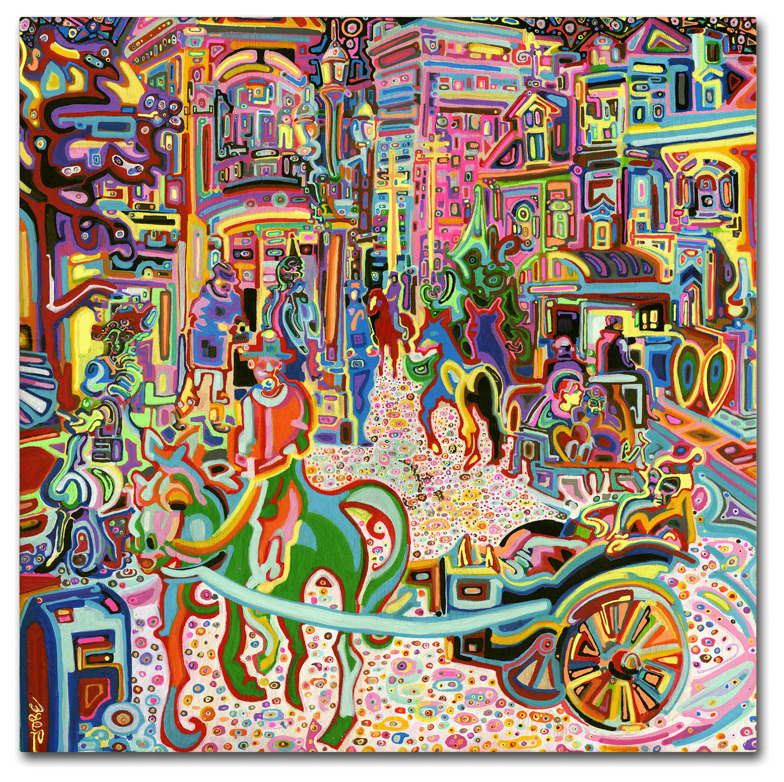 Josh Byer 'The Stars And Sleet On Sherbrooke Street' Canvas Art, 14"x ...