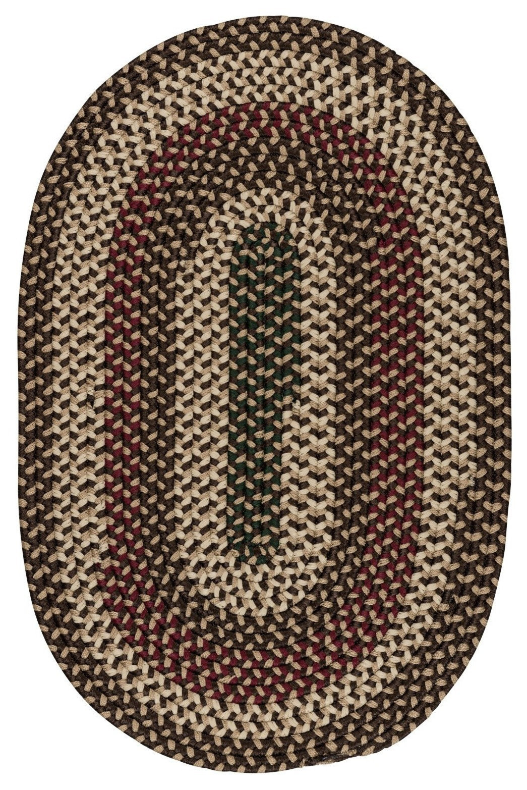 Colonial Mills Brook Farm BF72 Natural Earth Traditional Area Rug, Oval ...