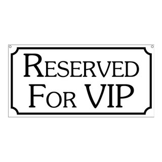 Reserved For Vip, Aluminum Club Bar Hotel Motel Man Cave Garage Sign, 6 ...