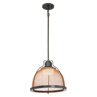 Tex LED Pendant, Large - Industrial - Pendant Lighting - by Satco ...
