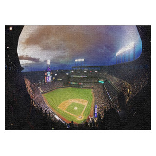 Baseball Field 2 Area Rug, 5'0"x7'0" - Contemporary - Novelty Rugs - by ...