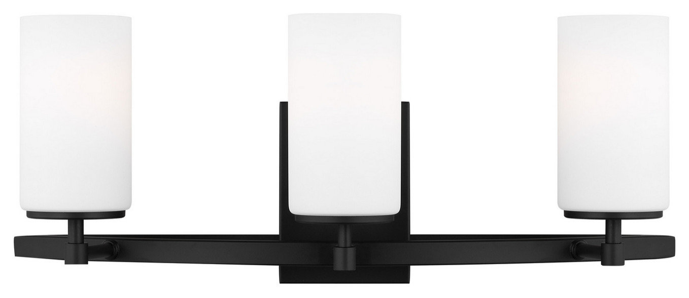 Alturas 3-Light Wall / Bath, Midnight Black - Transitional - Bathroom ...