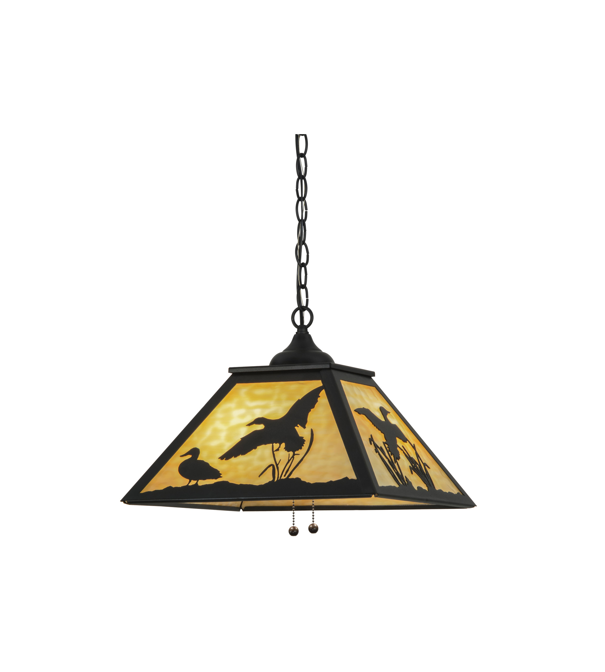 16Sq Ducks in Flight Pendant - Rustic - Pendant Lighting - by Decor ...