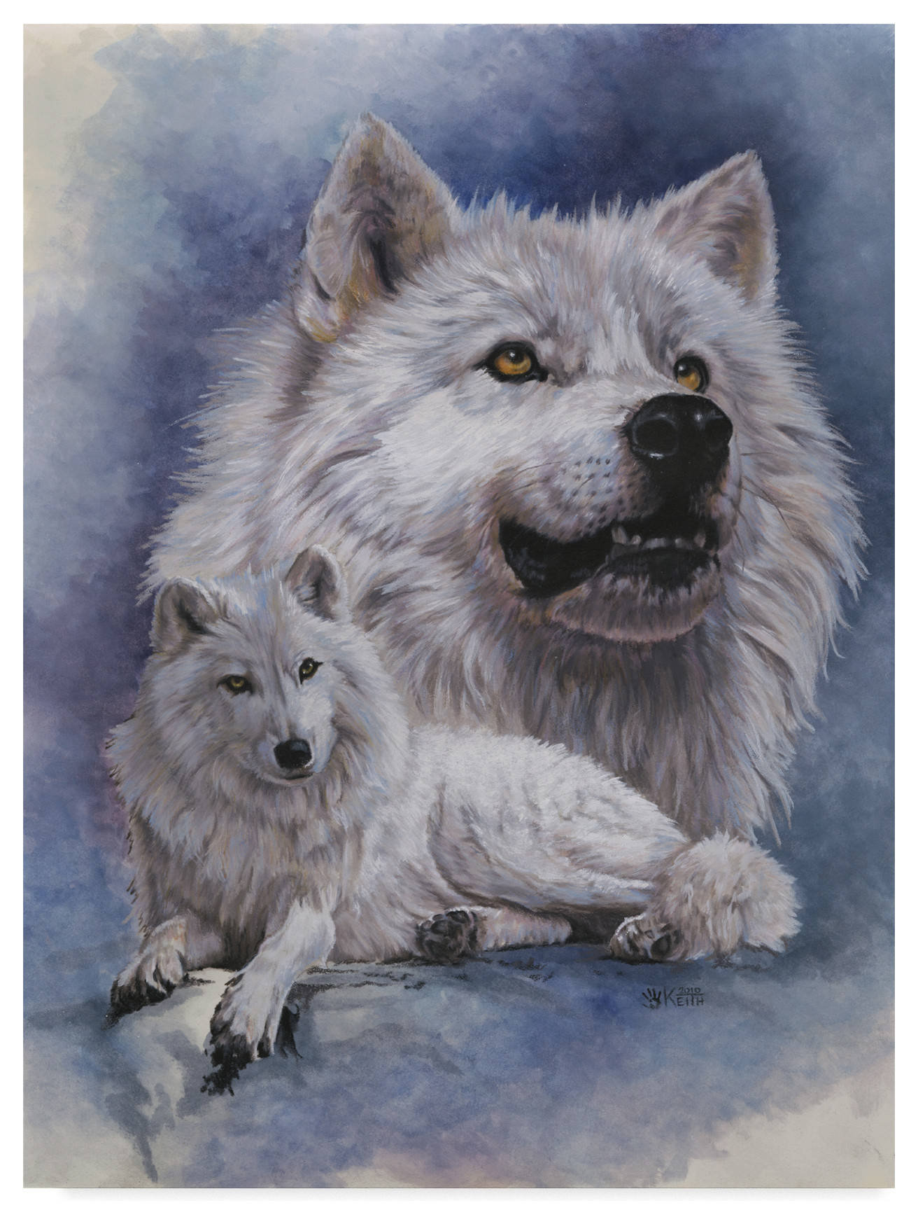 "Noble Intensity" by Barbara Keith, Canvas Art, 32"x24" - Rustic ...