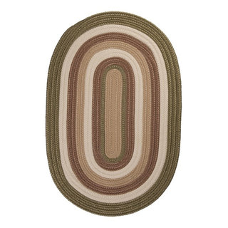 Brooklyn Rug, Moss, 2'x12' Oval, 2'x12' Oval - Farmhouse - Outdoor Rugs ...