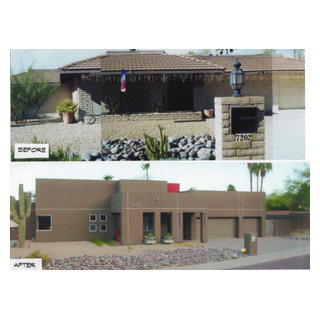 '70's Ranch Remodel - Exterior and Interior - Contemporary - Phoenix ...