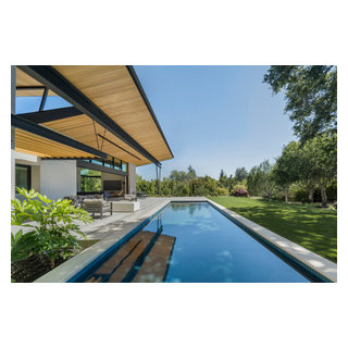 Los Altos Hills Prefab Modular Contemporary - Contemporary - Pool - San ...