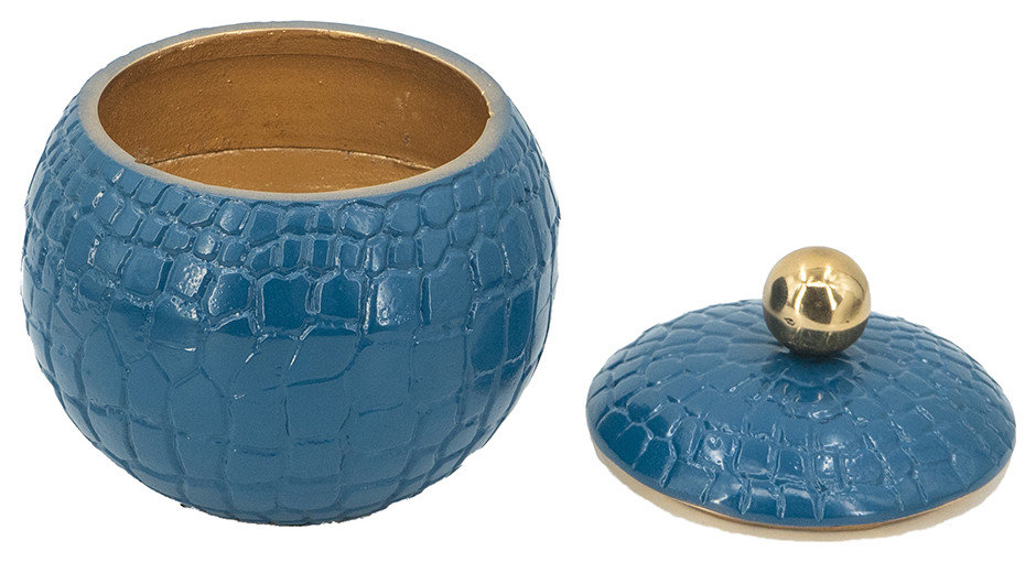 Bold Blue Croc Pot - Contemporary - Decorative Jars And Urns - by R16 ...