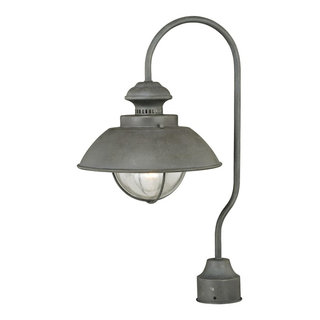 Harwich Outdoor Post Light Textured Gray - Beach Style - Post Lights ...
