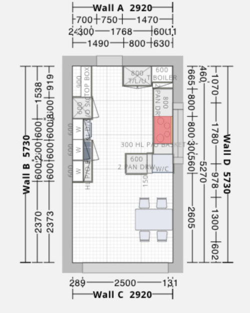 Layout for an approx 3mx6m kitchen/diner space | Houzz UK