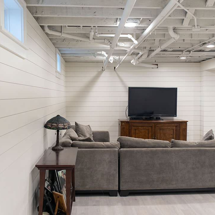75 Shiplap Wall Basement Ideas You'll Love - October, 2025 | Houzz