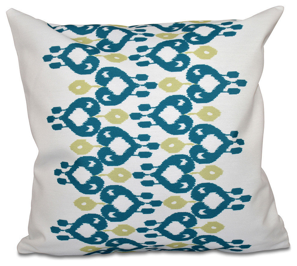 Boho Chic , Geometric Print Pillow, 26" x 26" - Contemporary ...